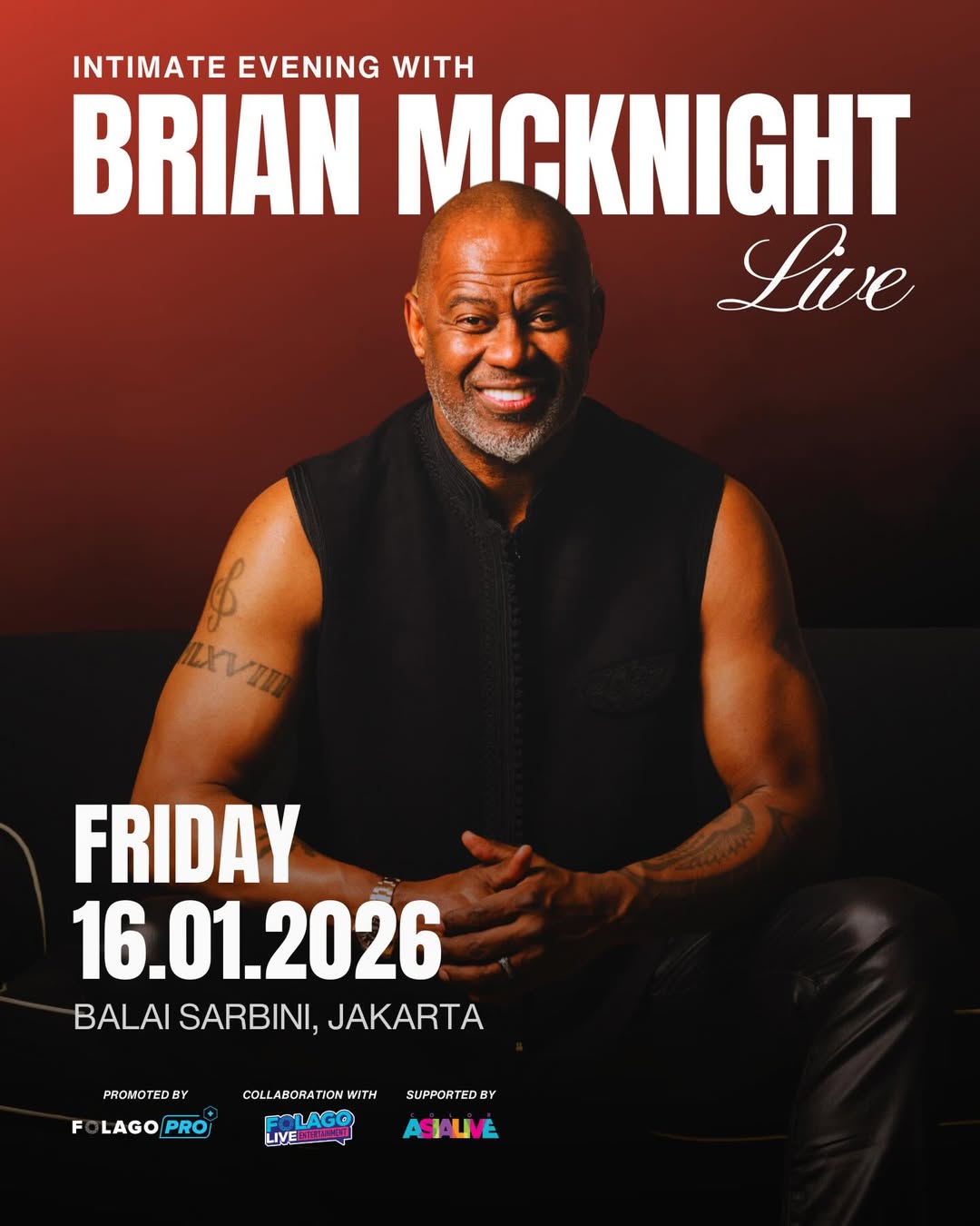 INTIMATE EVENING WITH BRIAN MCKNIGHT - Event Fest ID