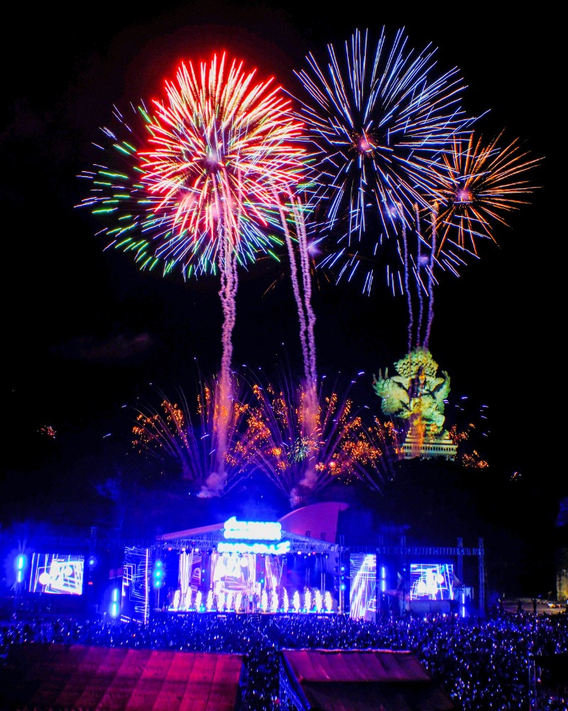Batal Kembang Api! Wajah Baru GWK Bali Countdown 2026 - Event Fest ID